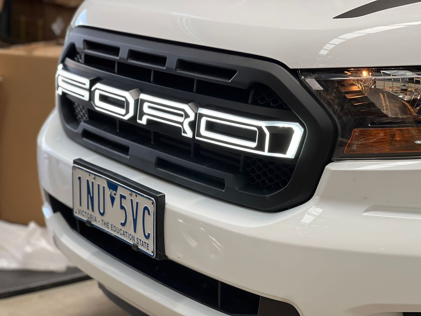 Front Grille For Ford Ranger PX2 MK2 Wildtrak 2015 - 2019 With DRL LED