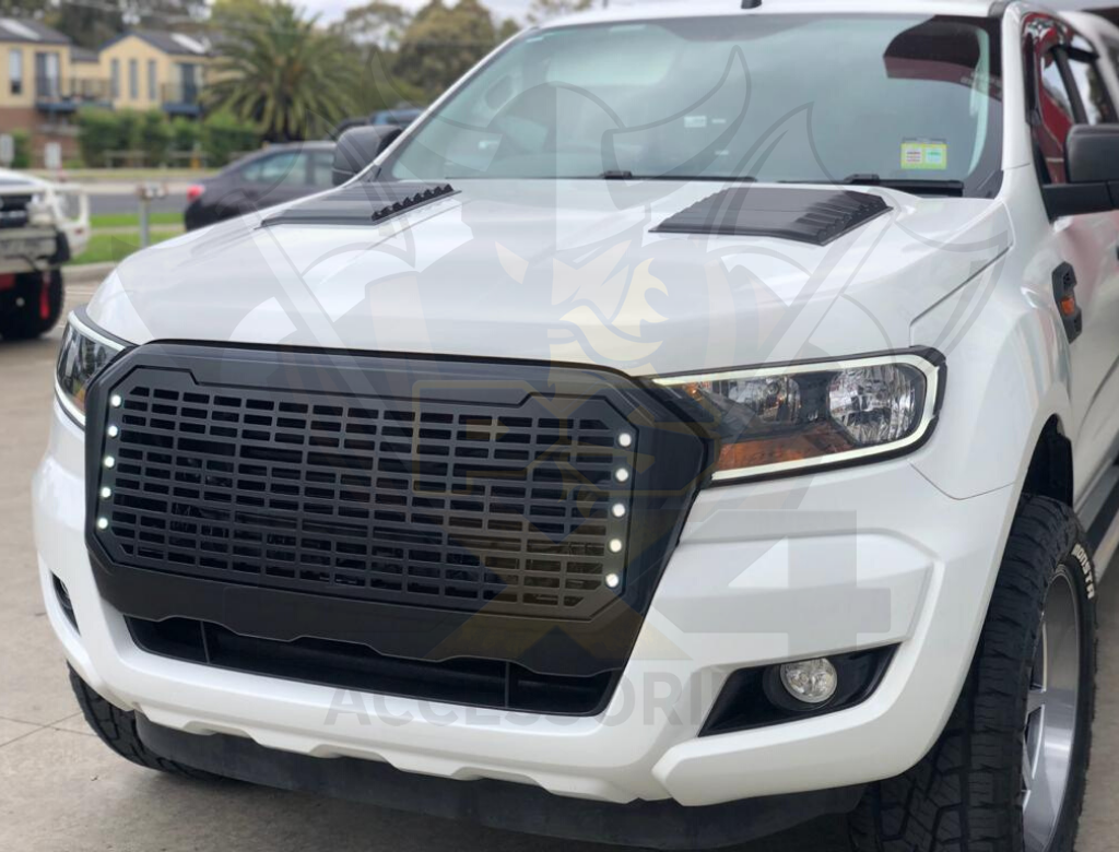 Front Grille For Ford Ranger PX2 MK2 Wildtrak 2015 - 2019 With DRL LED