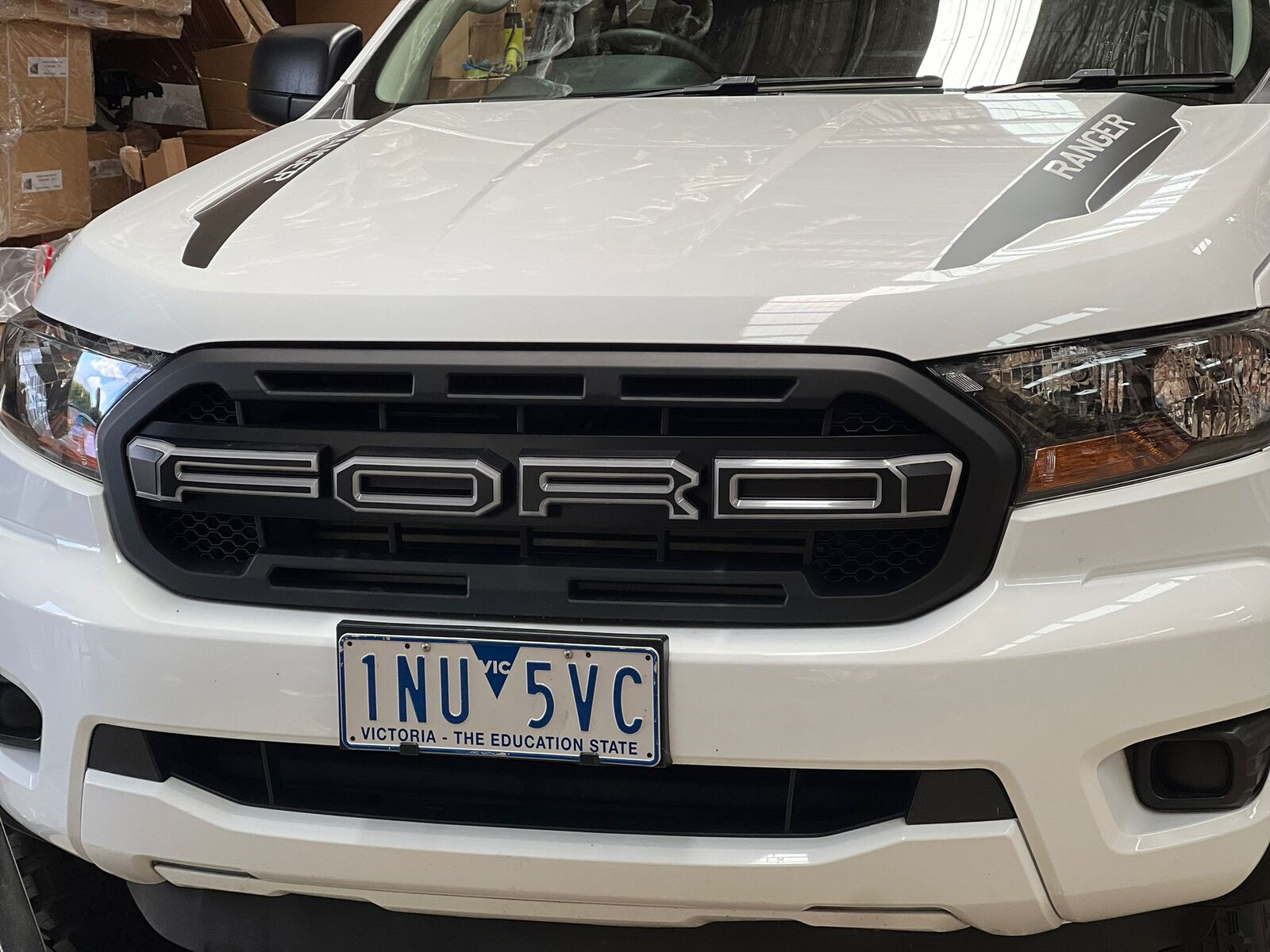 Front Grille For Ford Ranger PX2 MK2 Wildtrak 2015 - 2019 With DRL LED