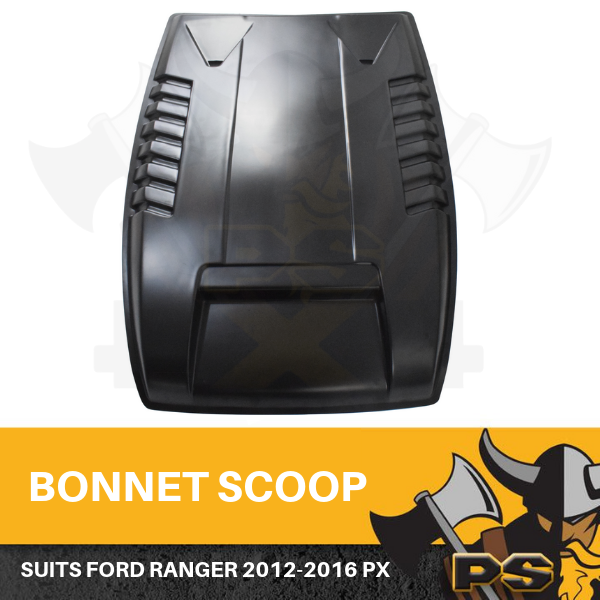 Matte Black Bonnet Scoop Raptor Style For Ford Ranger 2012-2016 PX ...