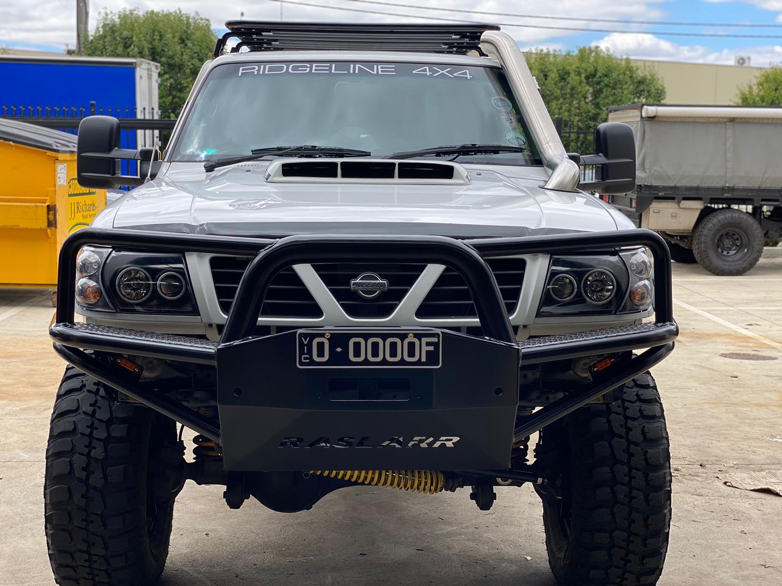 Nissan Patrol Headlights Lights Indicators GU 1997 2007 LHS RHS Black LED Nissan Patrol Headlights Lights Indicators GU 1997 2007 LHS RHS Black LED